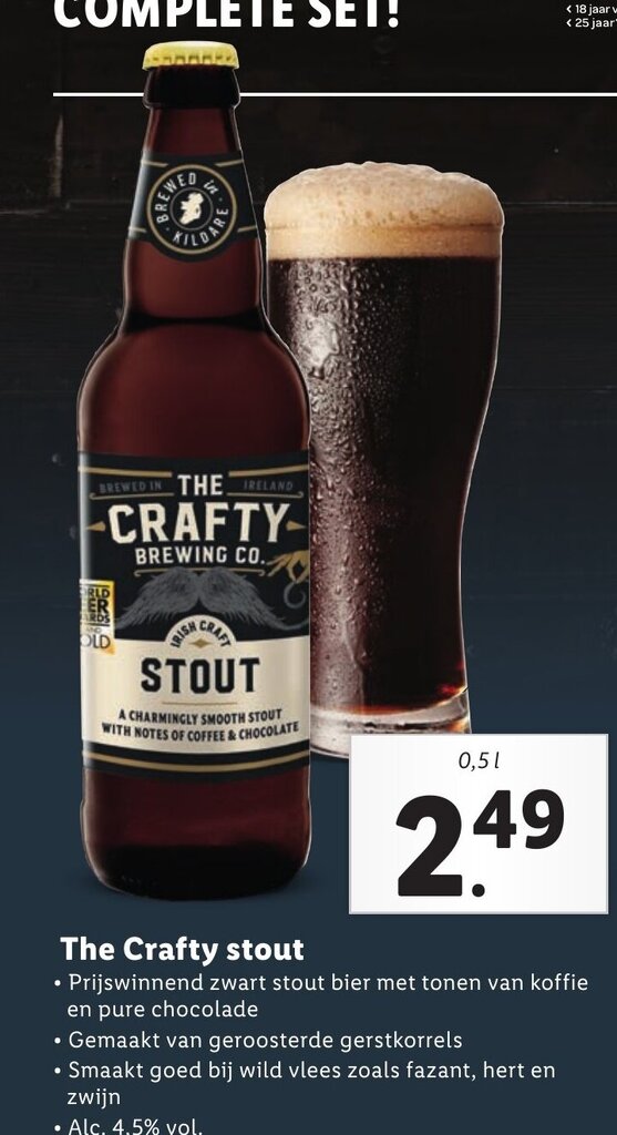 The crafty stout aanbieding bij Lidl