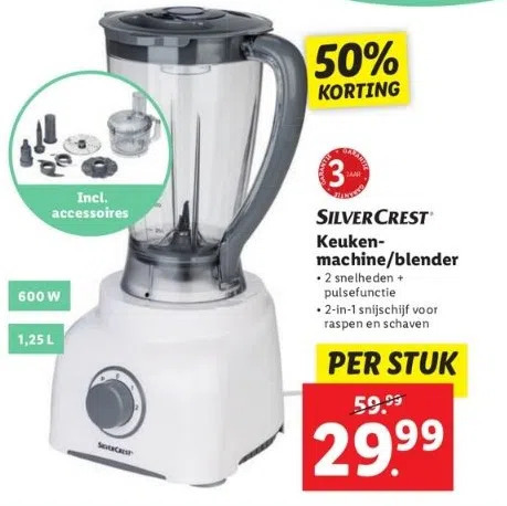 Keuken machine/blender aanbieding bij Lidl