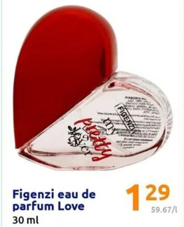 Figenzi eau de parfum love 30ml aanbieding bij Action