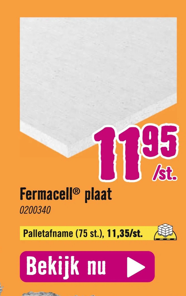 Fermacell® plaat aanbieding bij Hornbach