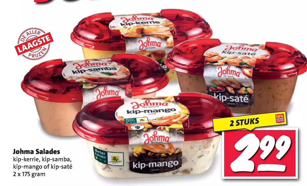 Johma salades aanbieding bij Nettorama