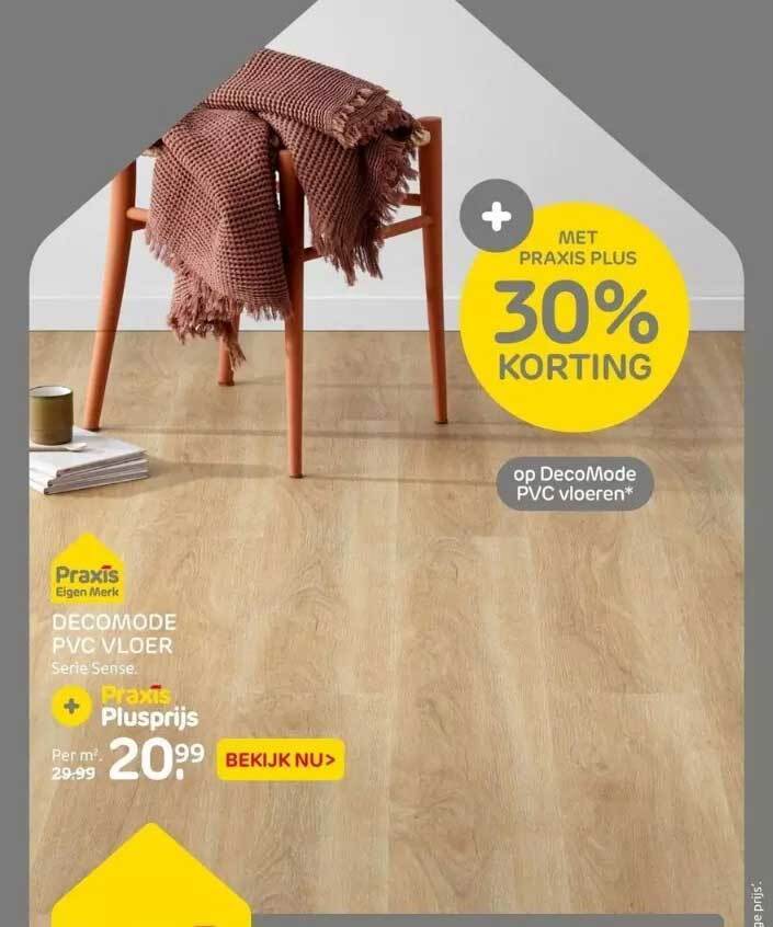 Decomode pvc vloer aanbieding bij Praxis