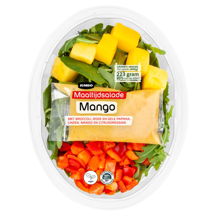 Jumbo maaltijdsalade mango 400g aanbieding bij Jumbo