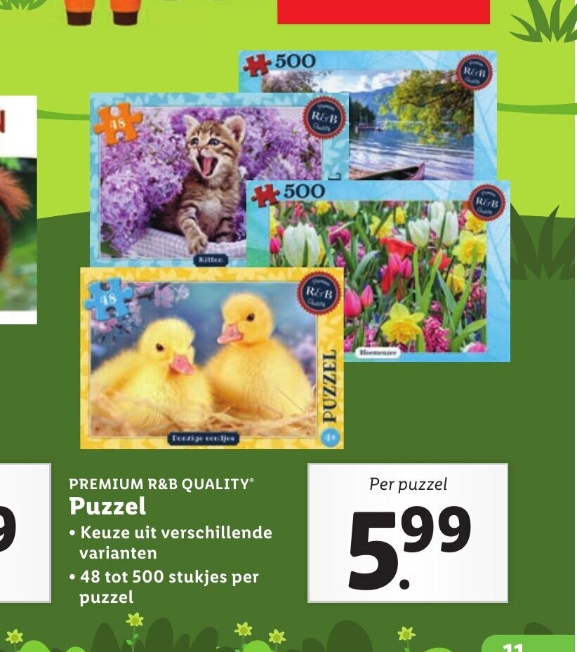 Puzzel aanbieding bij Lidl