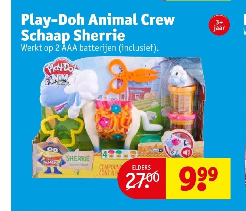 Play-Doh Animal Crew Schaap Sherrie aanbieding bij Kruidvat