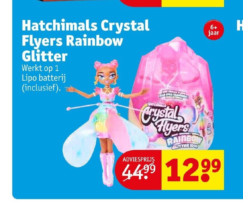 Hatchimals Crystal Flyers Rainbow Glitter aanbieding bij Kruidvat
