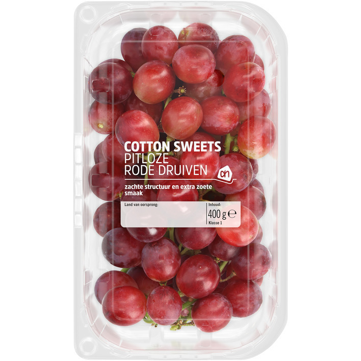 AH Cotton sweets pitloze rode druiven aanbieding bij Albert Heijn
