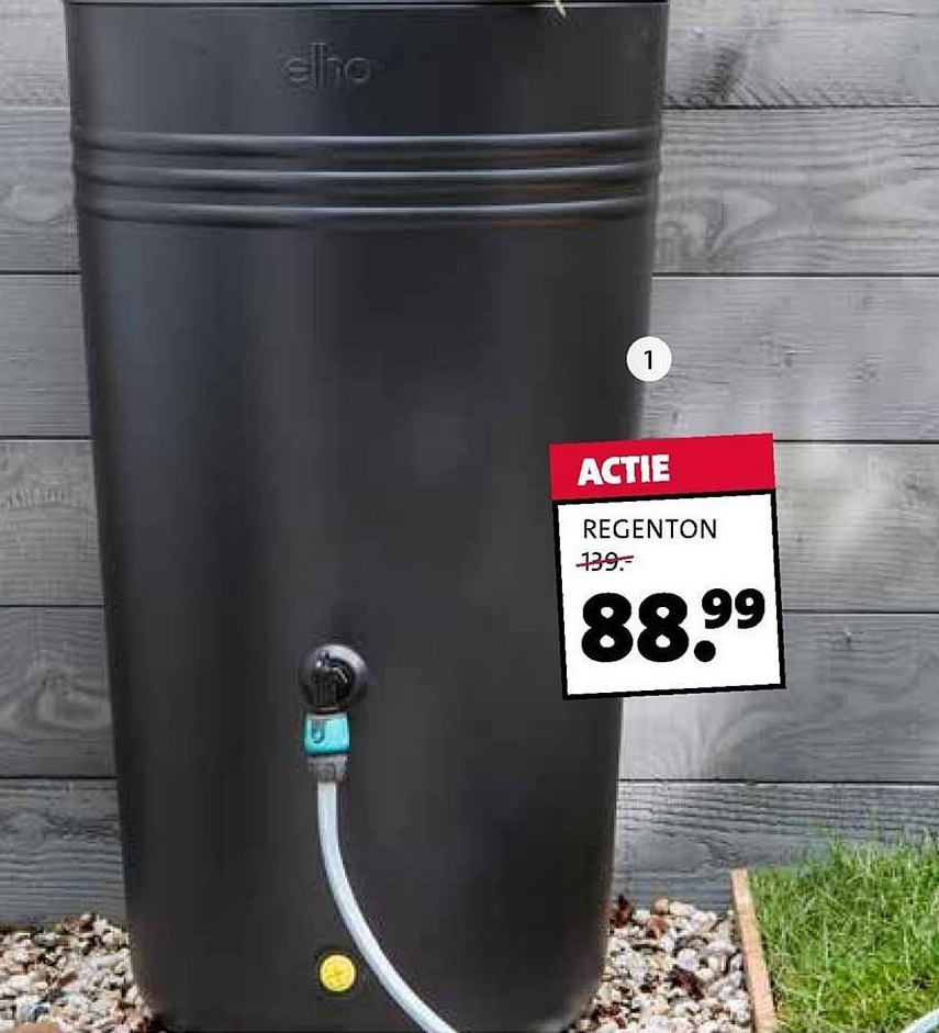 Regenton Liv. Kunststof aanbieding bij Intratuin