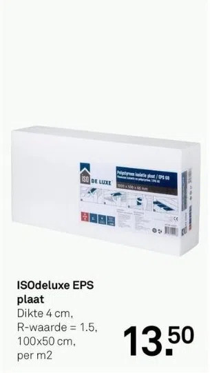 Isodeluxe eps plaat aanbieding bij Karwei