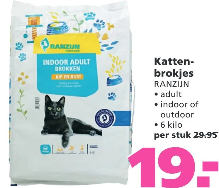 Katten- brokjes ranzijn aanbieding bij Ranzijn