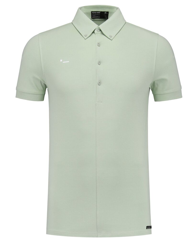 Morse code heren polo km aanbieding bij Only for Men