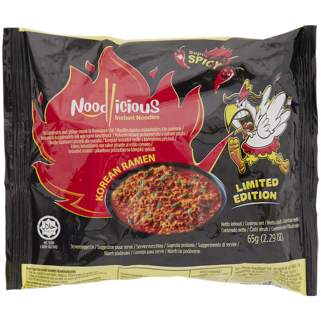 Noodlicious instant noodles korean ramen aanbieding bij Action