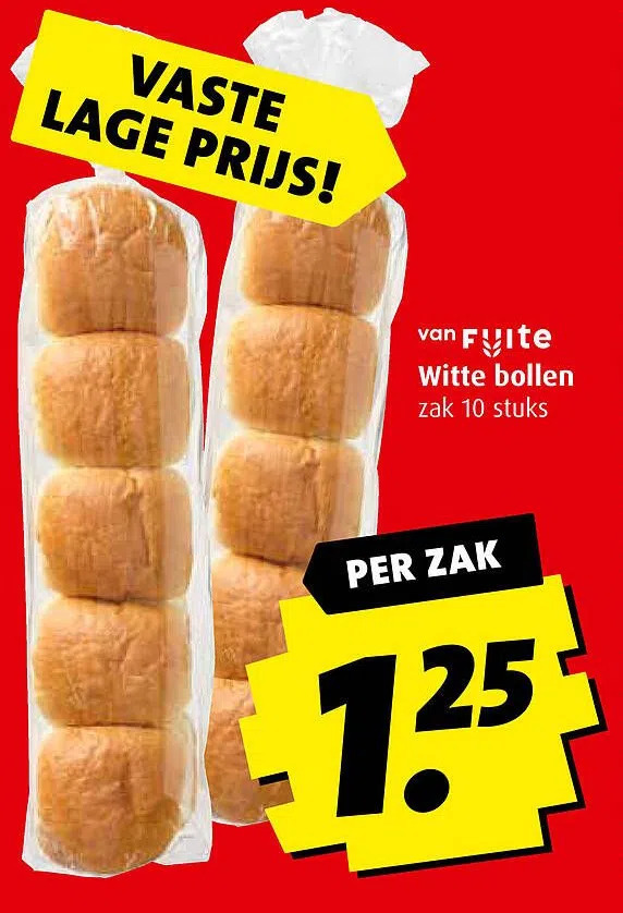 Van fuite witte bollen aanbieding bij Boni