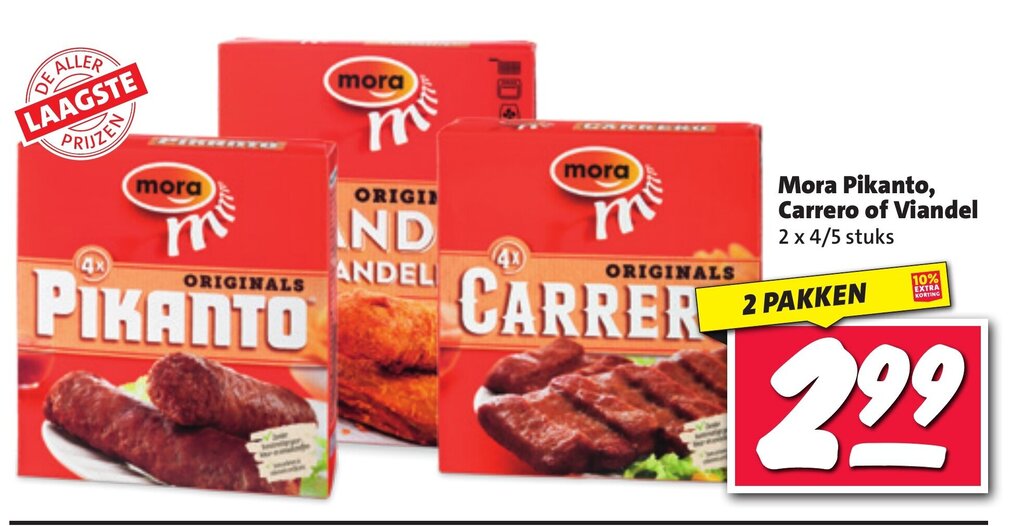 Mora Pikanto, Carrero of Viandel aanbieding bij Nettorama