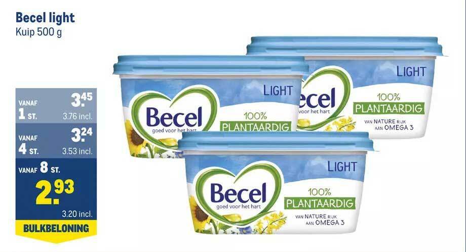 Becel light aanbieding bij Makro