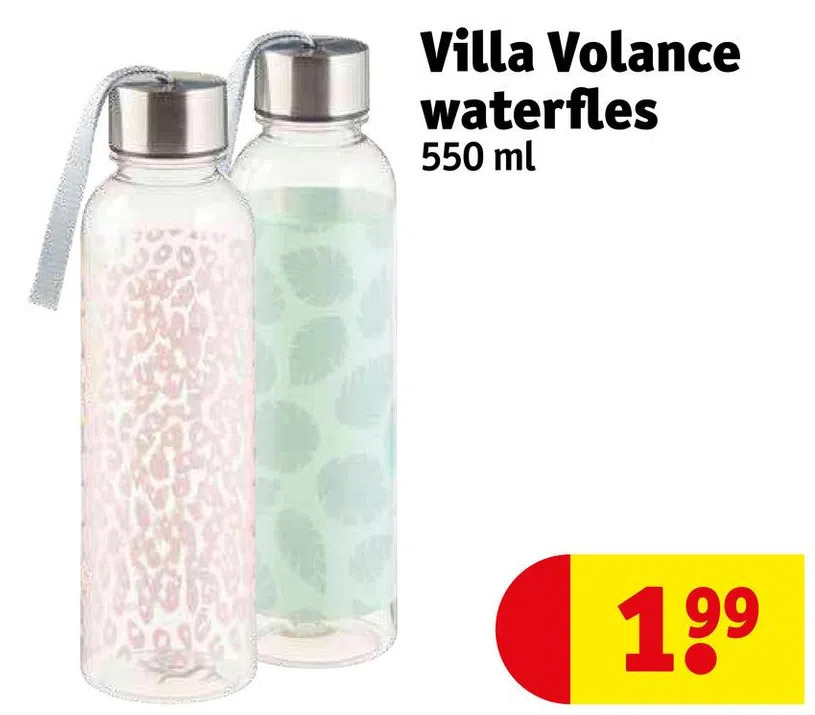 Villa volance waterfles aanbieding bij Kruidvat