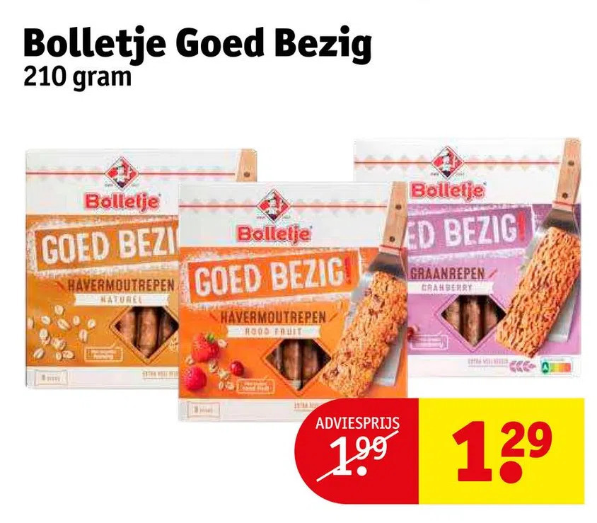 Bolletje goed bezig aanbieding bij Kruidvat