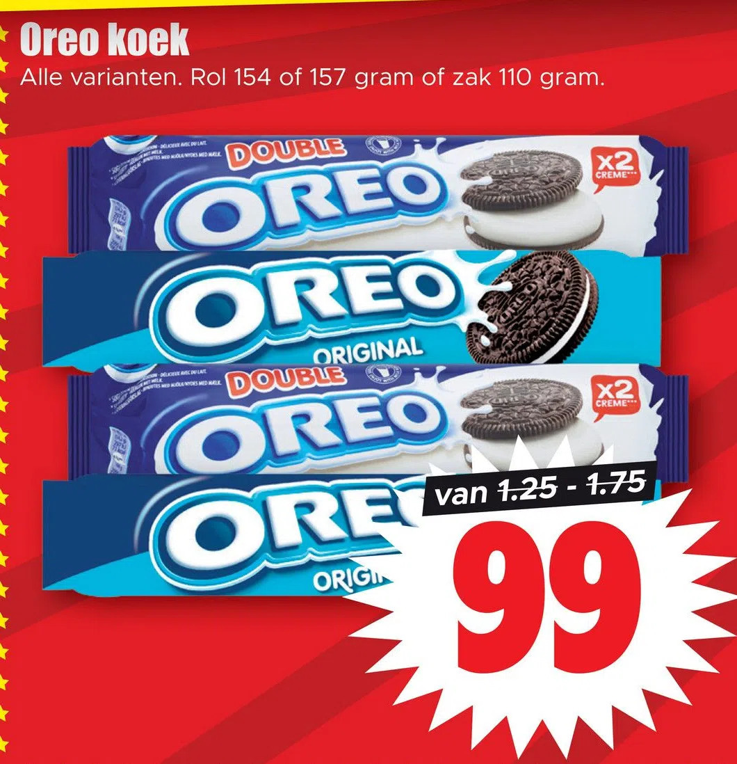 Oreo koek aanbieding bij Dirk