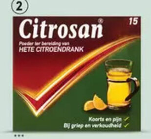 Citrosan hete citroendrank aanbieding bij Etos