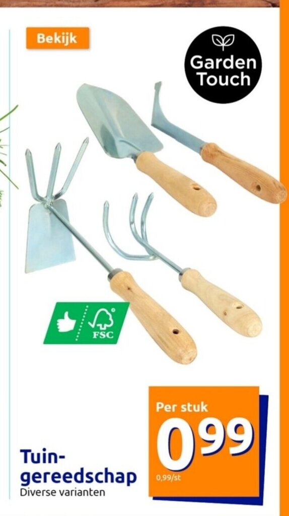Tuin-gereedschap per stuk aanbieding bij Action