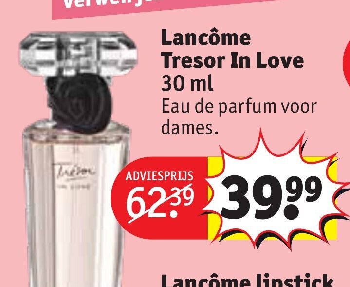 Lancome tresor in love 30ml aanbieding bij Kruidvat