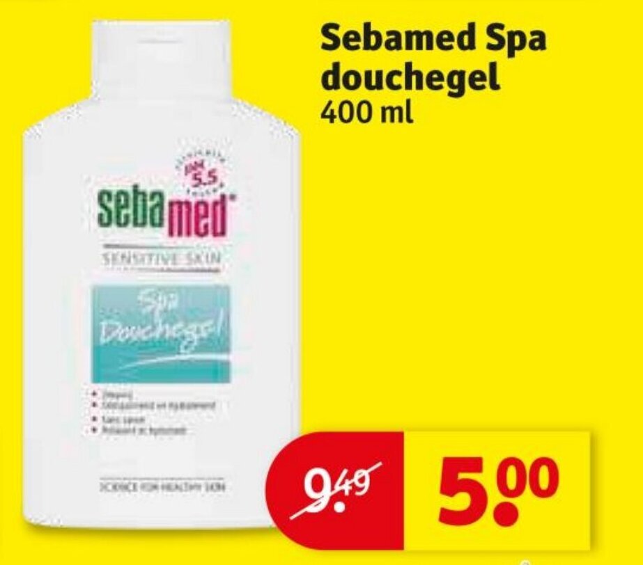 Sebamed spa douchegel 400ml aanbieding bij Kruidvat