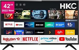 Hkc smart tv 42 inch (106 cm) televisie met netflix, prime video ...