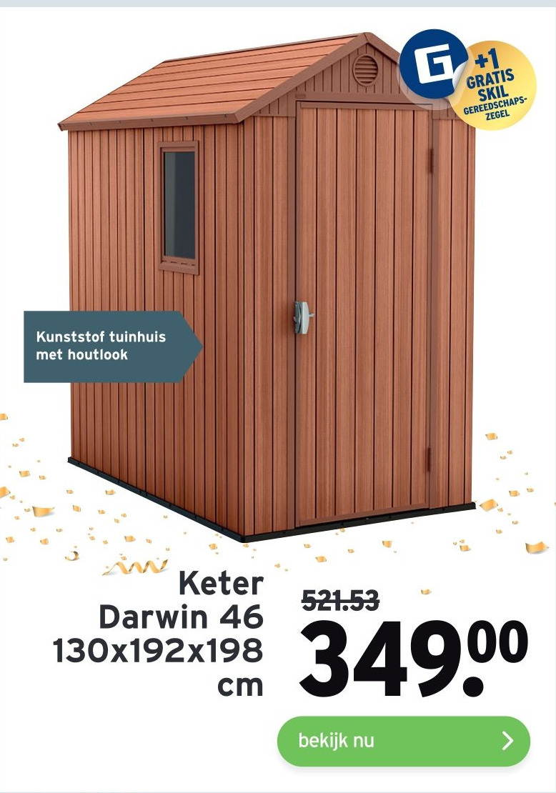 Keter Darwin 46 aanbieding bij GAMMA