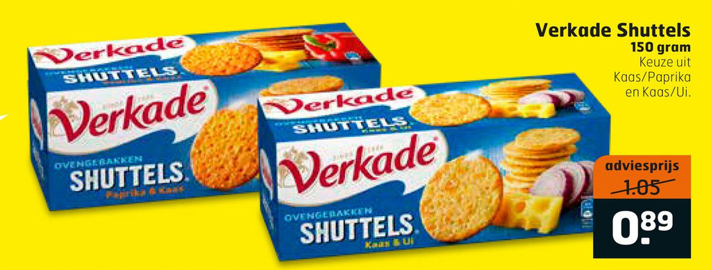 Verkade Shuttels aanbieding bij Trekpleister
