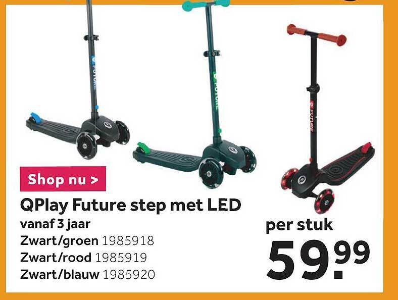 QPlay Future Step Met LED aanbieding bij Intertoys