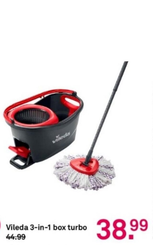 Vileda 3-in-1 box turbo aanbieding bij Karwei