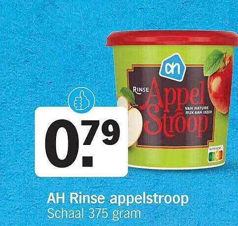 Ah rinse appelstroop aanbieding bij Albert Heijn