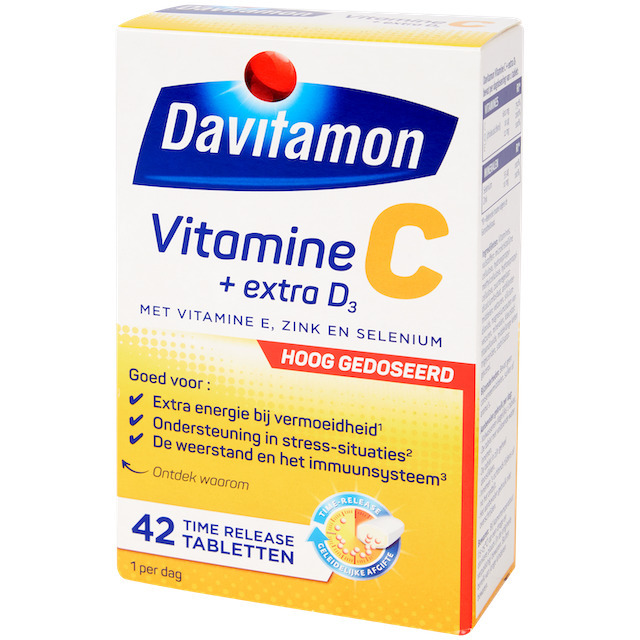Davitamon vitamine c + extra d3 aanbieding bij Action