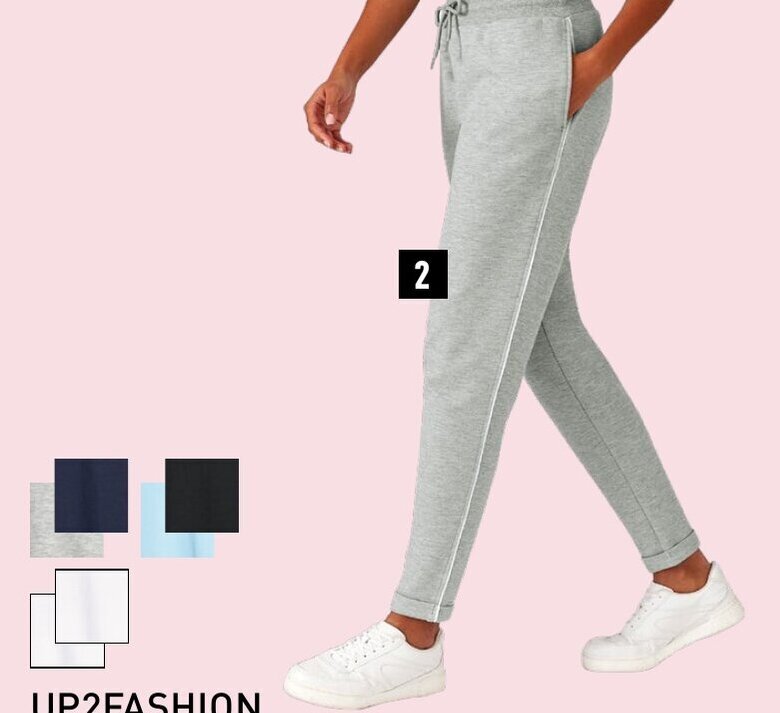 UP2Fashion Basic sweatbroek S t/m L aanbieding bij ALDI