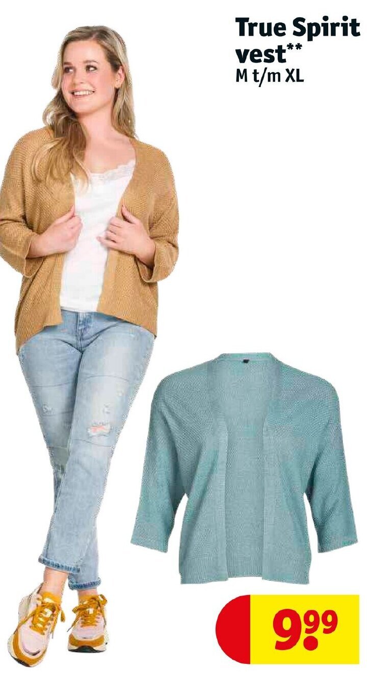 True spirit vest aanbieding bij Kruidvat