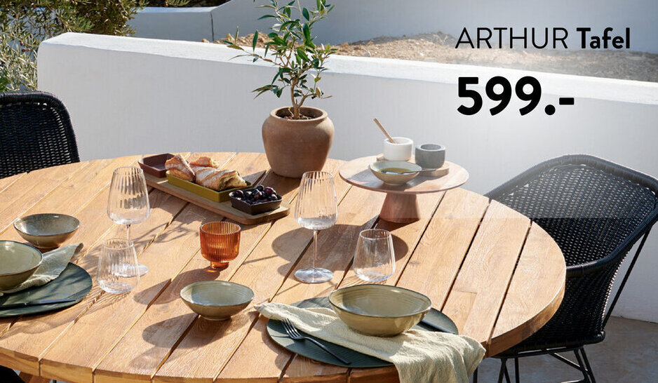 Arthur Tafel aanbieding bij Casa