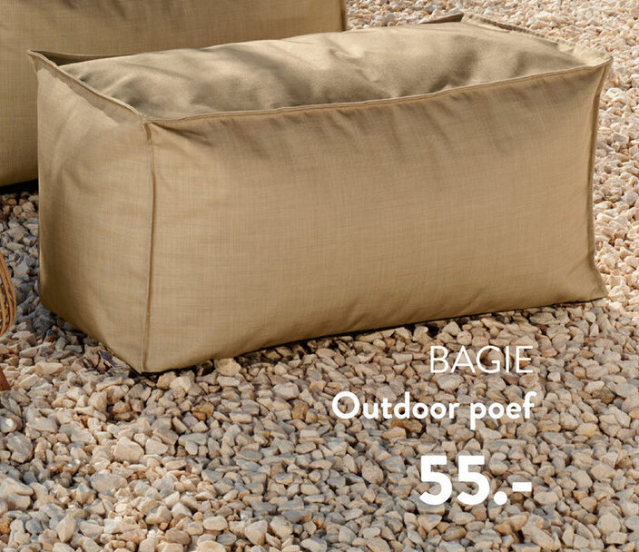 Bagie Outdoor poef aanbieding bij Casa