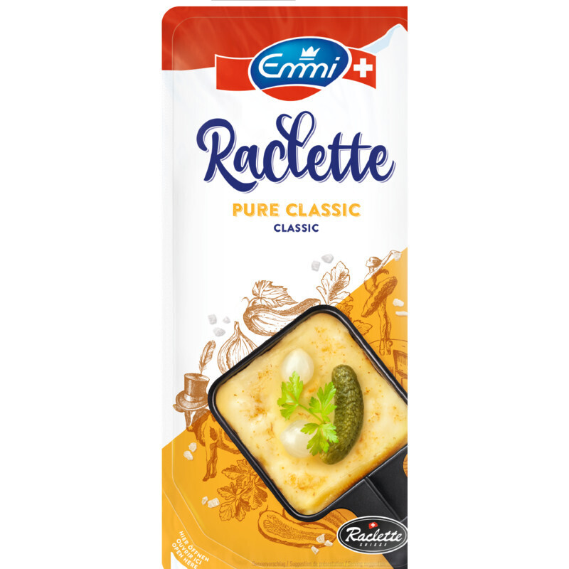 Emmi raclette pure classic aanbieding bij Albert Heijn