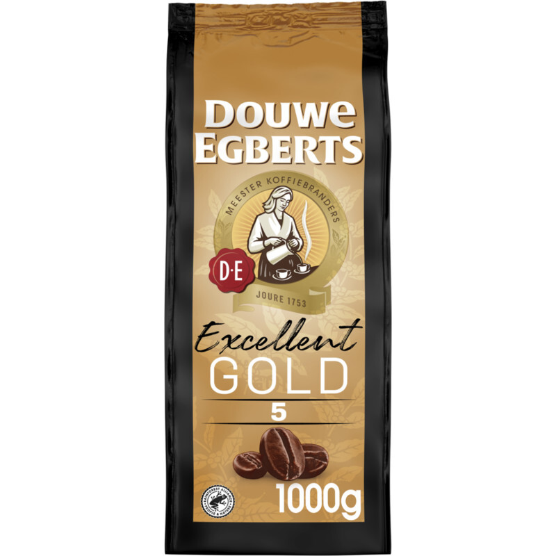Douwe egberts excellent gold bonen aanbieding bij Albert Heijn