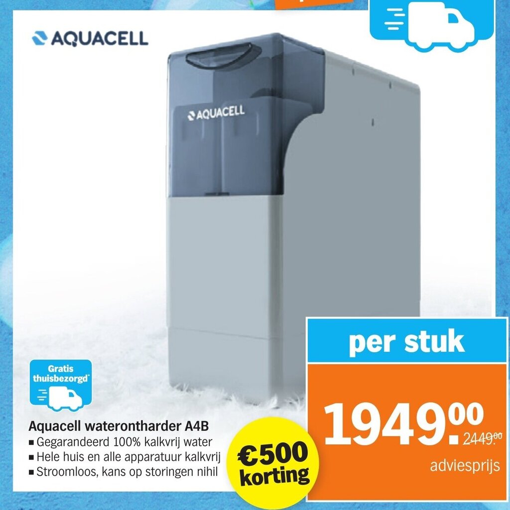 Aquacell waterontharder A4B aanbieding bij Albert Heijn