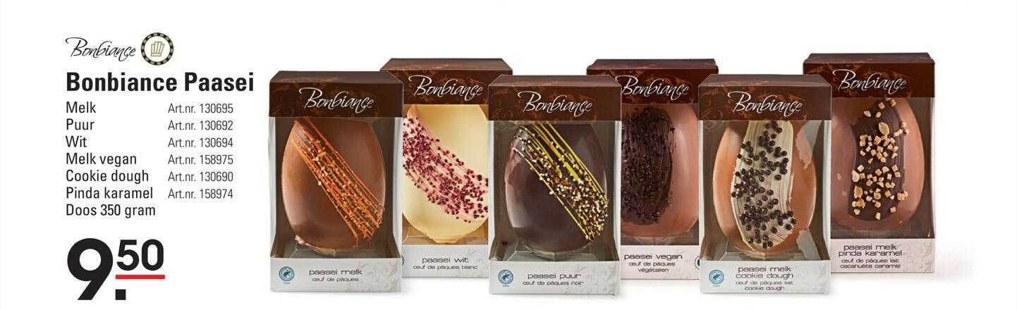 Bonbiance paasei aanbieding bij Sligro