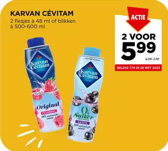 Karvan cevitam 500-600ml aanbieding bij Jumbo