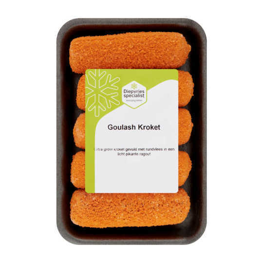 Diepvriesspecialist goulash kroket aanbieding bij Coop