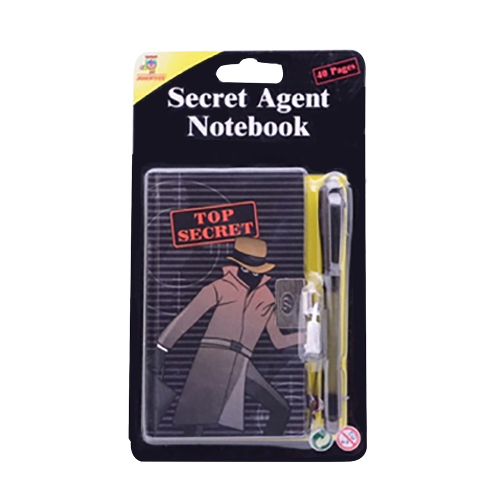 Notitieboekje secret agent met geheime pen aanbieding bij Top1Toys