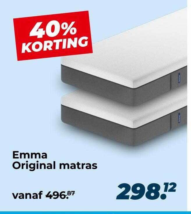 Emma original matras aanbieding bij Beddenreus