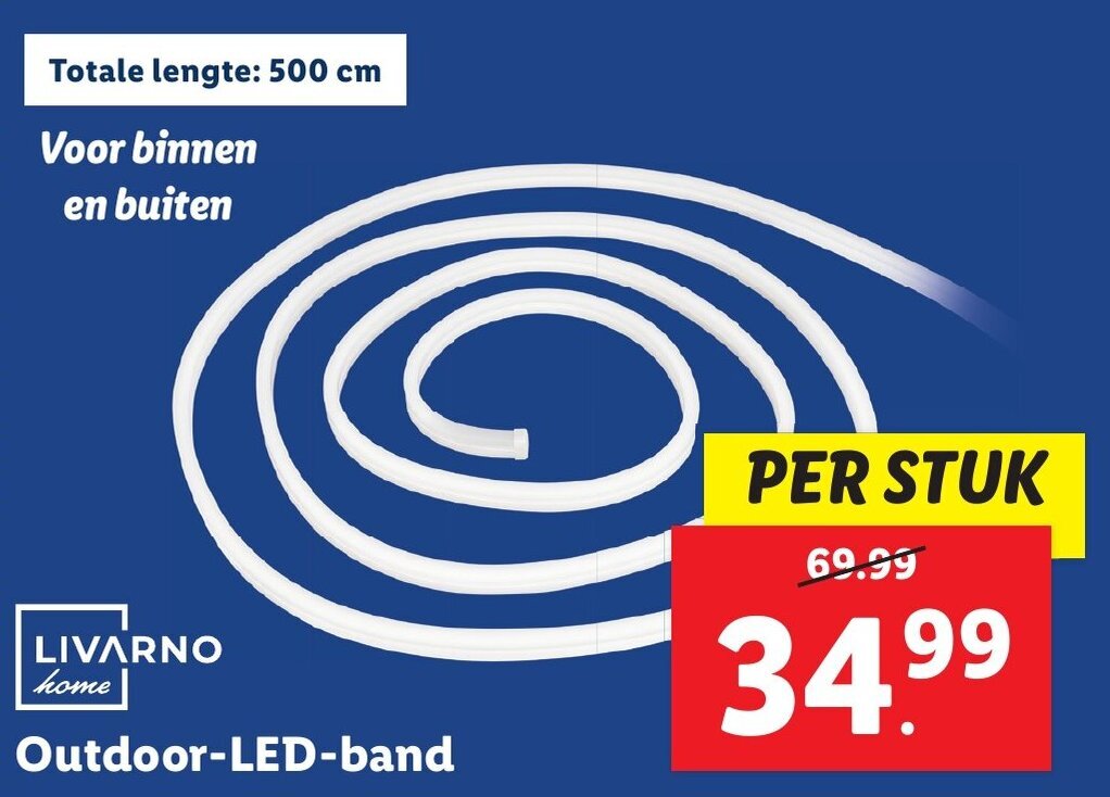 Livarno home outdoor-LED-band aanbieding bij Lidl