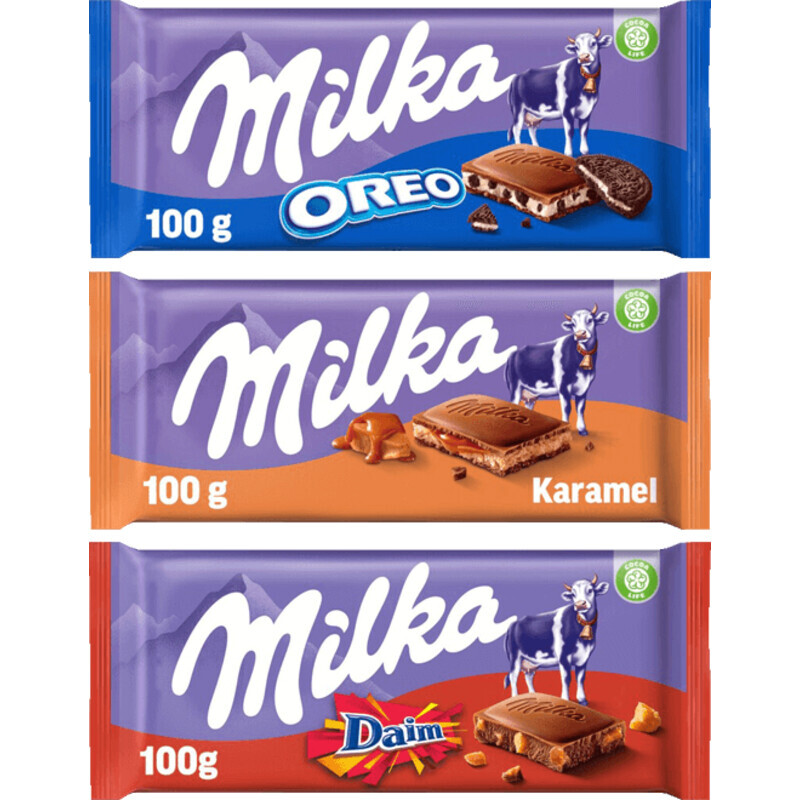 Milka chocolade pakket aanbieding bij Albert Heijn