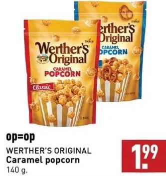 Op=op werther's original caramel popcorn aanbieding bij ALDI