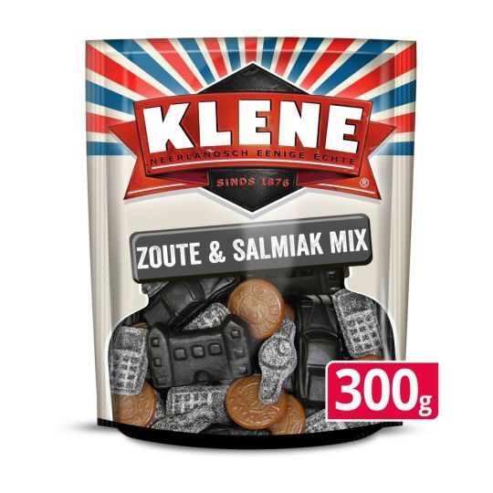 Klene drop zoute & salmiak mix aanbieding bij Coop