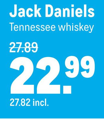 Jack Daniels aanbieding bij Makro